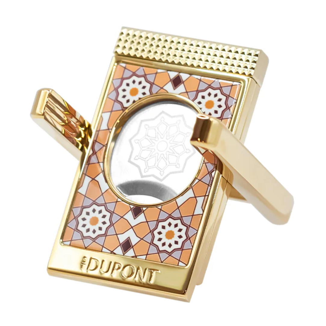 S.T. Dupont - Alhambra Cigar Stand and Cutter - Yellow Gold